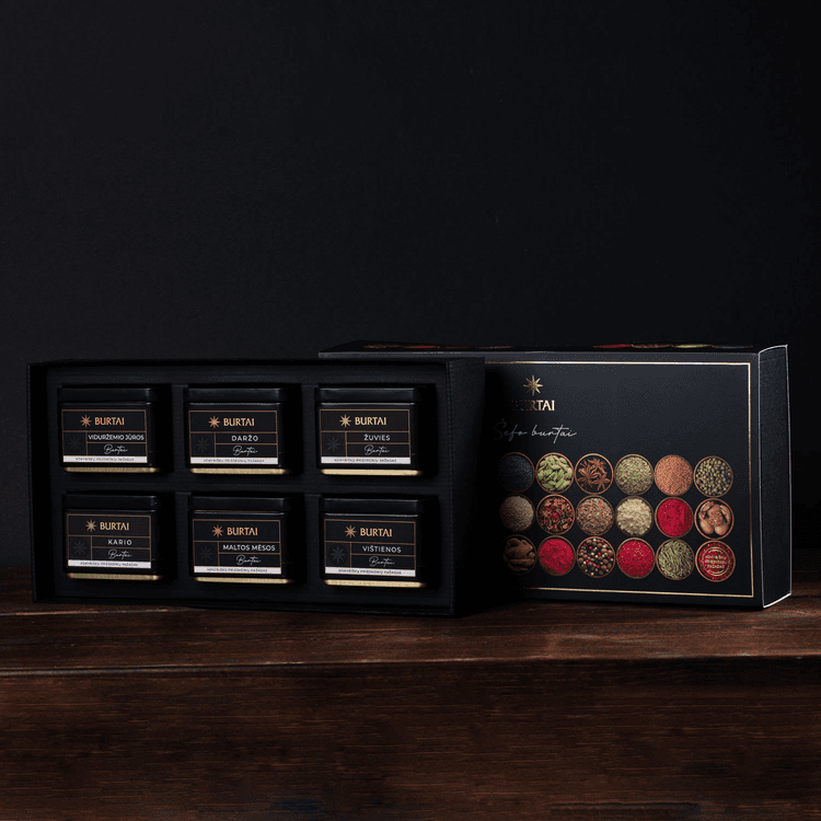 ŠEFO BURTAI prieskonių mišinių rinkinys – burtai.eu